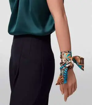 Cartier Silk Panthère Jungle Scarf
