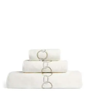 Frette Links Bath Sheet - Beige