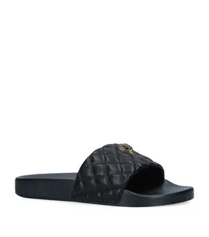 Kurt Geiger Meena Eagle Quilted Slides