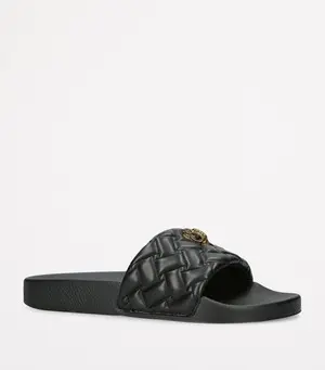 Kurt Geiger Meena Eagle Quilted Slides