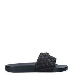Kurt Geiger Meena Eagle Quilted Slides