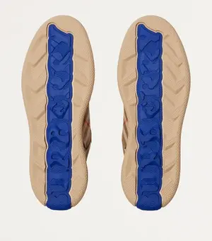 Burberry Check Terrace Sneakers - Yellow