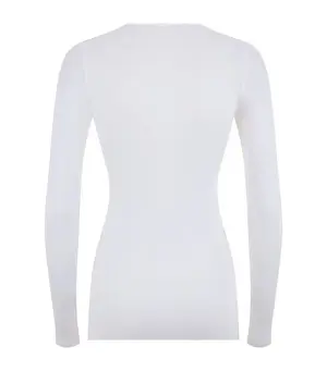 Hanro Cotton Long-sleeved Top - White