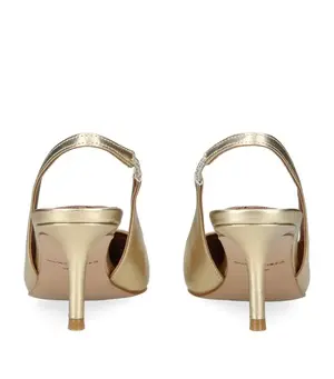 Kurt Geiger Leather Belgravia Slingback Heels