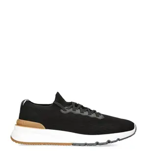 Brunello Cucinelli Knitted Sneakers - Black