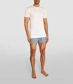 Zimmerli Wool And Silk Short Sleeve Top
