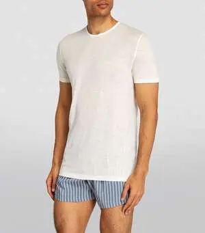 Zimmerli Wool And Silk Short Sleeve Top
