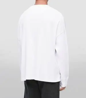 Loewe Long-sleeve Logo T-shirt - White