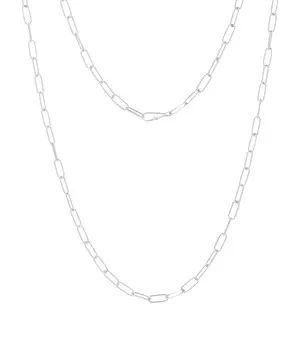 ANNOUSHKA Annoushka 14-Karat White Gold Short Cable Chain Necklace