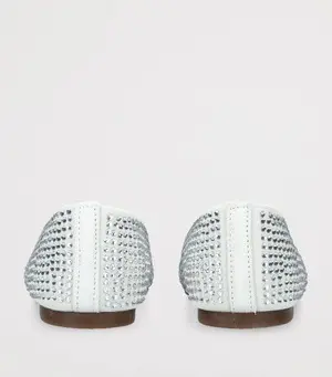 BABYWALKER Embellished Leather Mary Janes
