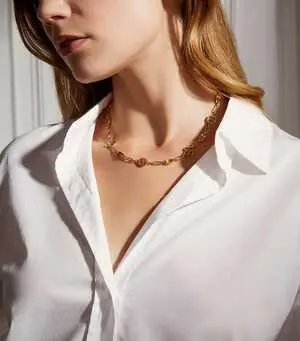 BOODLES 18k Gold And Diamond Be Bold Necklace