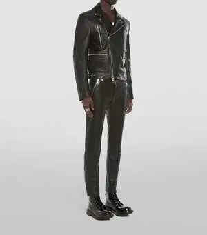 Alexander McQueen Leather Biker Jacket