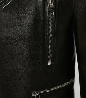 Alexander McQueen Leather Biker Jacket