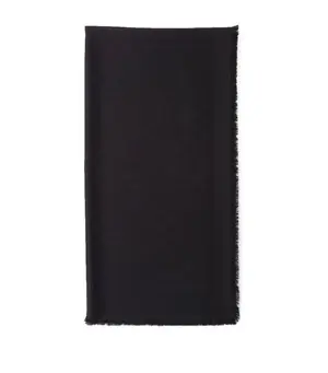 Prada Silk Jacquard Scarf - Black