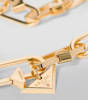 Prada Triangle Chain Necklace