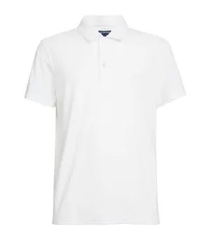 Vilebrequin Towelling Polo Shirt - White
