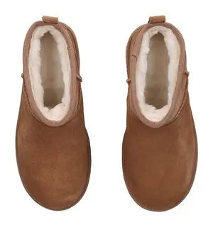UGG Suede Classic Ultra Mini Platform Boots - Brown