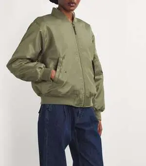 ANINE BING Leon Bomber Jacket - Green