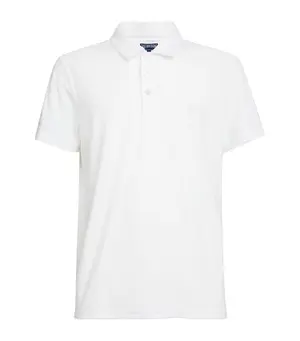 Vilebrequin Towelling Polo Shirt - White