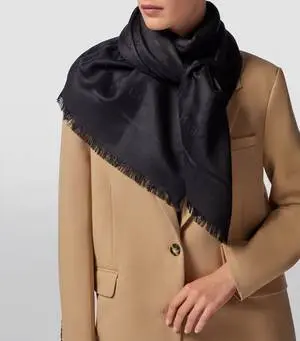 BVLGARI Logomania Lettere Maxi Print Scarf