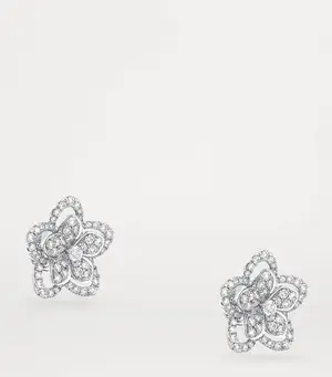 Graff Diamond Wild Flower Stud Earrings