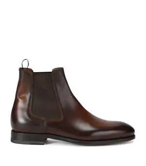 Bontoni Leather Cavaliere Chelsea Boots