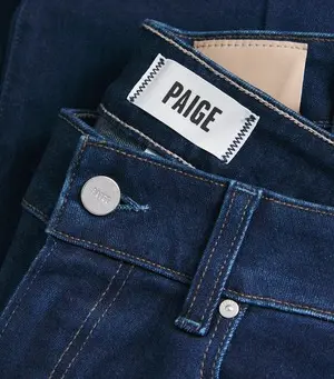 Paige Anessa Wide-leg Jeans - Navy