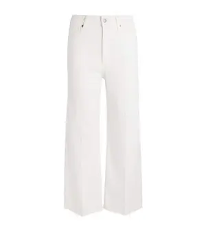 Paige Anessa Wide-leg Jeans - White