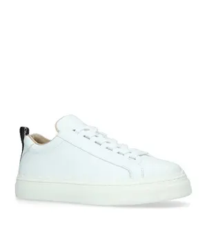 Chloé Leather Lauren Sneakers - White