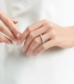 Graff Platinum And Diamond Classic Eternity Ring