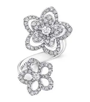 Graff Wild Flower Diamond Ring - White