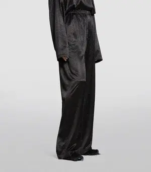 Balenciaga Embellished Pyjama Trousers