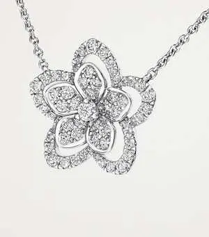 Graff Gold And Diamond Wild Flower Necklace