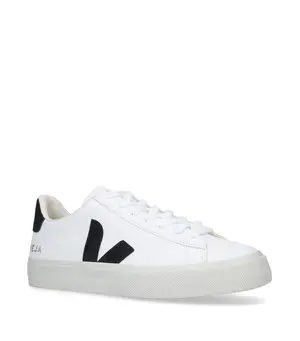 VEJA Campo Leather Low Top Sneakers - White