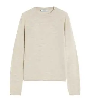 Max Mara Max Mara Cashmere Roll Neck Sweater Beige