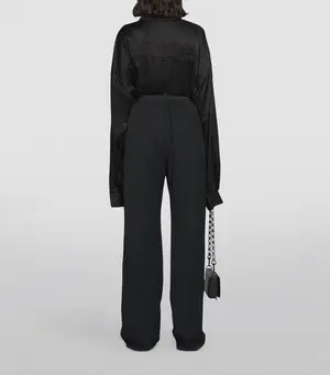 Balenciaga Wide-leg Elasticated Waist Trousers