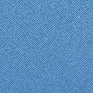 Smythson Panama Leather Slim Pouch - Blue