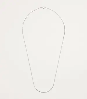 ASTRID & MIYU White Gold Chain Necklace