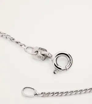 ASTRID & MIYU White Gold Chain Necklace
