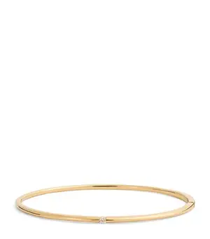 PERSEE 18kt Yellow & Diamond Bangle - Gold