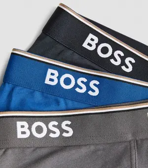 BOSS Stretch-cotton Logo Trunks