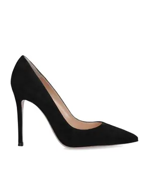 GIANVITO ROSSI Suede Pumps 105 - Black