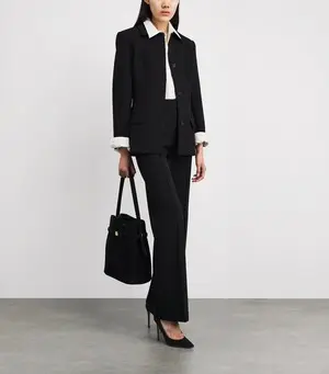 GIANVITO ROSSI Suede Pumps 105 - Black