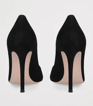 GIANVITO ROSSI Suede Pumps 105 - Black