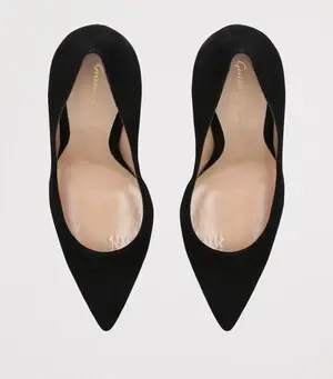 GIANVITO ROSSI Suede Pumps 105 - Black