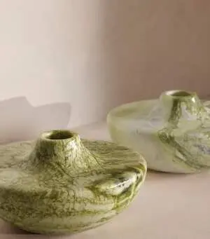 SOHO HOME Jade Alma Vase - Green