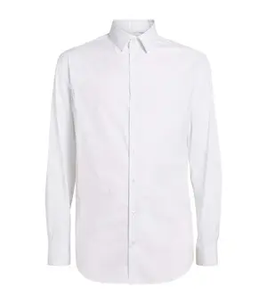 Giorgio Armani Cotton-blend Shirt - White