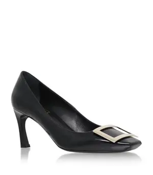 ROGER VIVIER Patent Decolleté Belle Vivier Pumps