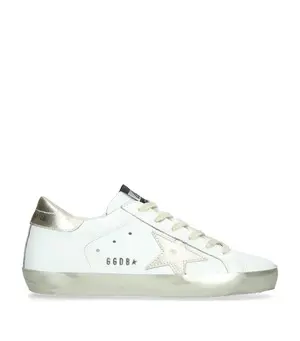 GOLDEN GOOSE Metallic Superstar Low Top Sneakers