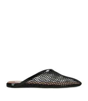 Alaïa Alaïa Fishnet Mules Black